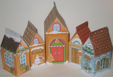Winter Cottages, Printables